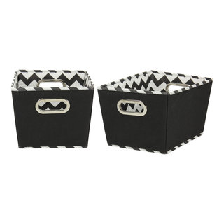 Fabric Storage Bins - Contemporary - Storage Bins And Boxes - by ...