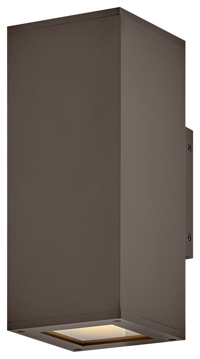 Tetra LED Wall Mount in Architectural Bronze - Modern - Outdoor Wall ...