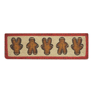 Gingerbread Men Oval Stair Tread - Farmhouse - Area Rugs - by Uber ...