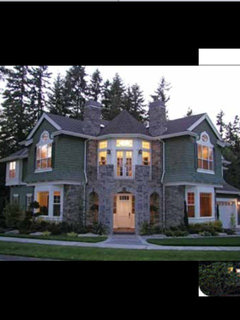 ideas for craftsman style turret front door entry