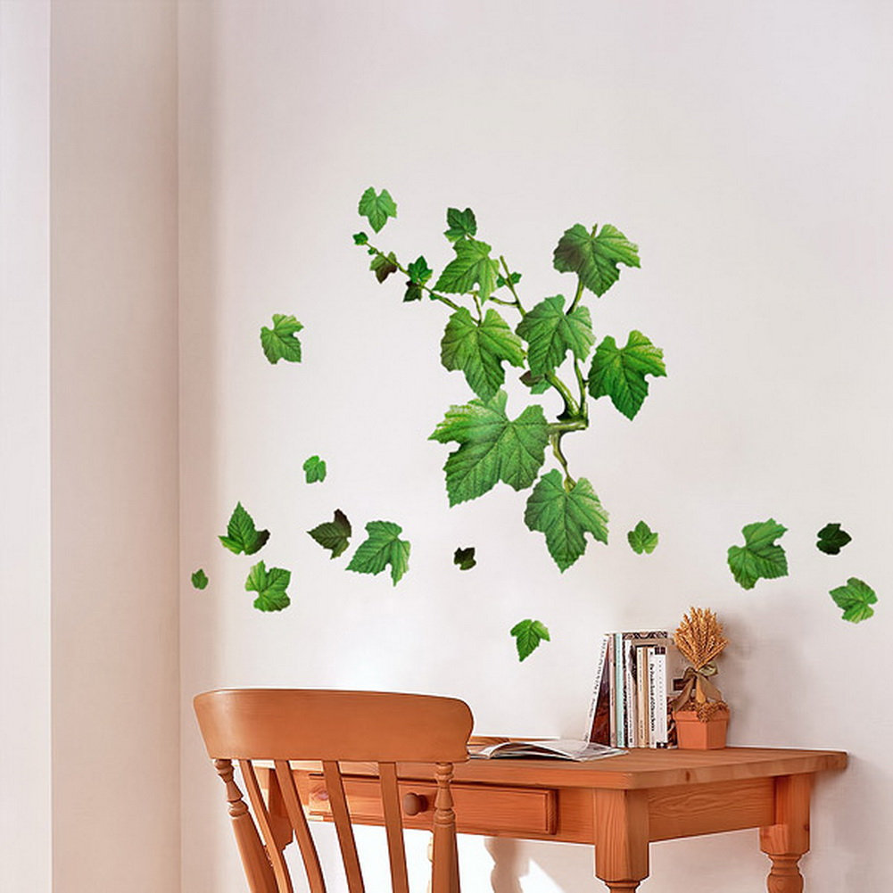 Ivy Leaf - Wall Decals Stickers Appliques Home Decor - Contemporary ...