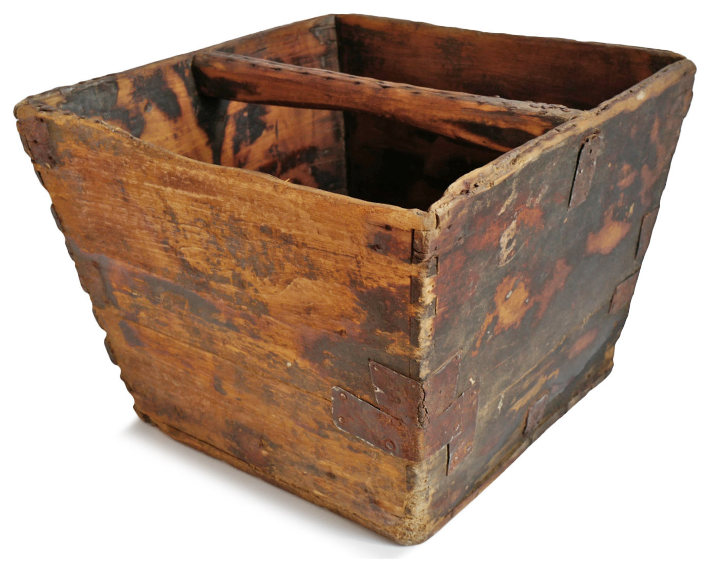 Consigned Vintage Chinese Rice Bucket 3 - Rustic - Storage Bins And ...