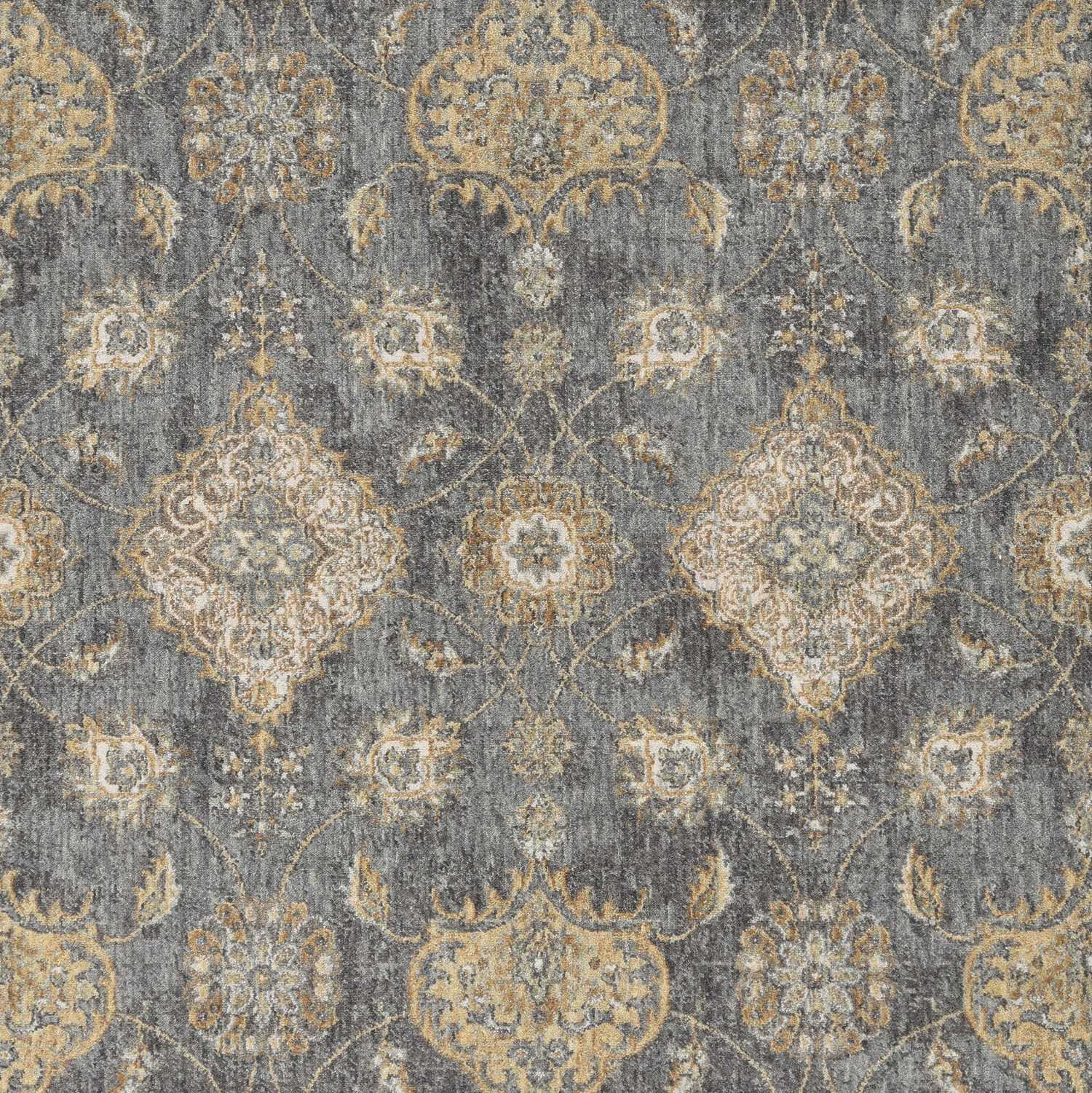 HomeRoots 63" X 91" Slate Grey Wool Rug - Traditional - Area Rugs - by ...