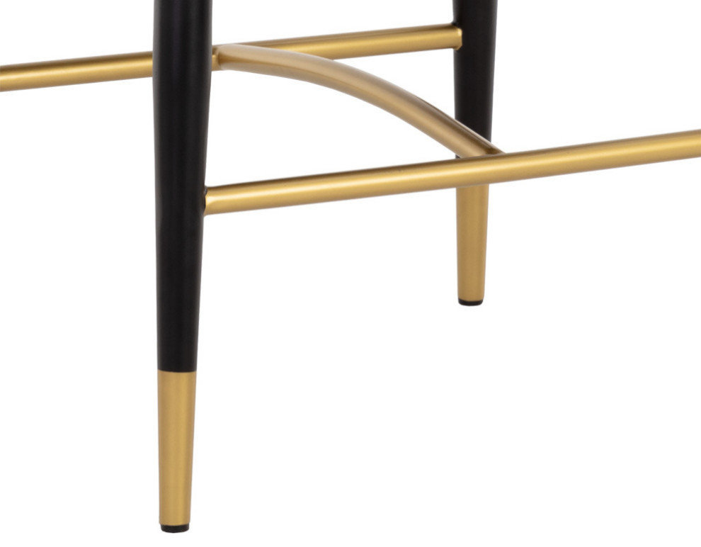 Gianni Counter Stool Dillon Stratus / Dillon Black, Counter Height ...