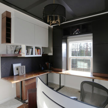 75 Black Wood Ceiling Home Office Ideas You'll Love - December, 2023 ...