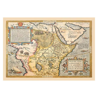 Map of Northeastern Africa, 20" x 30" - Traditional - Prints And ...