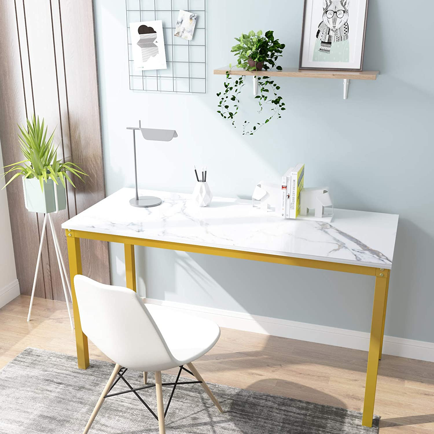Modern Computer Desk/Dining Table for Home Office - Transitional ...