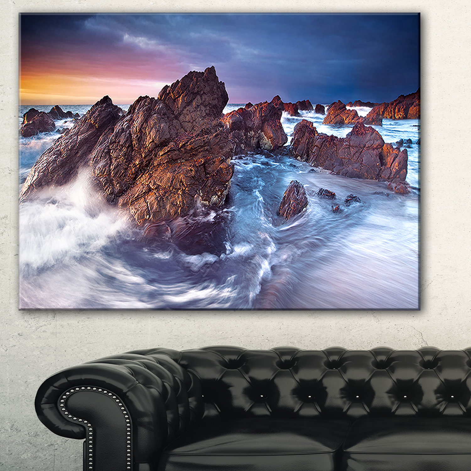 "Rugged Beauty Landscape" Photography Glossy Metal Wall Art, 28"x12 ...