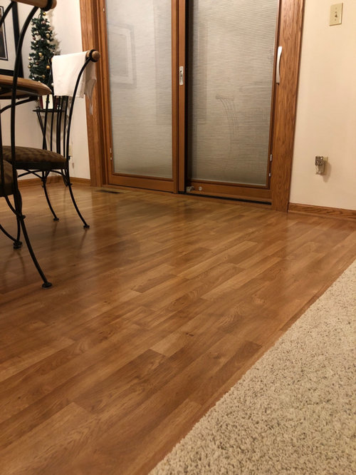 keeping golden oak trim w/updated dark walnut flooring???