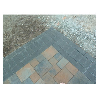 Wine Country Basalite Artisan Slate Paver Driveway - Rustic - San ...