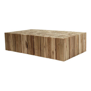 Xander Coffee Table Rectangular Natural - Rustic - Coffee Tables - by ...