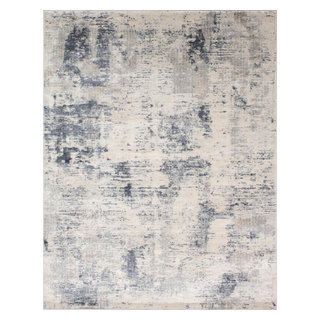 Noori Rug High-Low Darcy Silver/Charcoal Rug, 8'7" x 11'10 ...