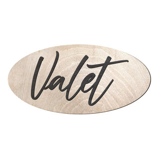 Valet sign Business sign Wooden sign lightweight sign - Contemporary ...