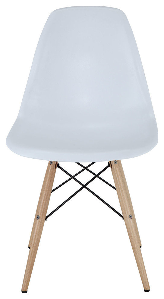 Pyramid Dining Side Chairs Set of 2 - Midcentury - Outdoor Dining ...