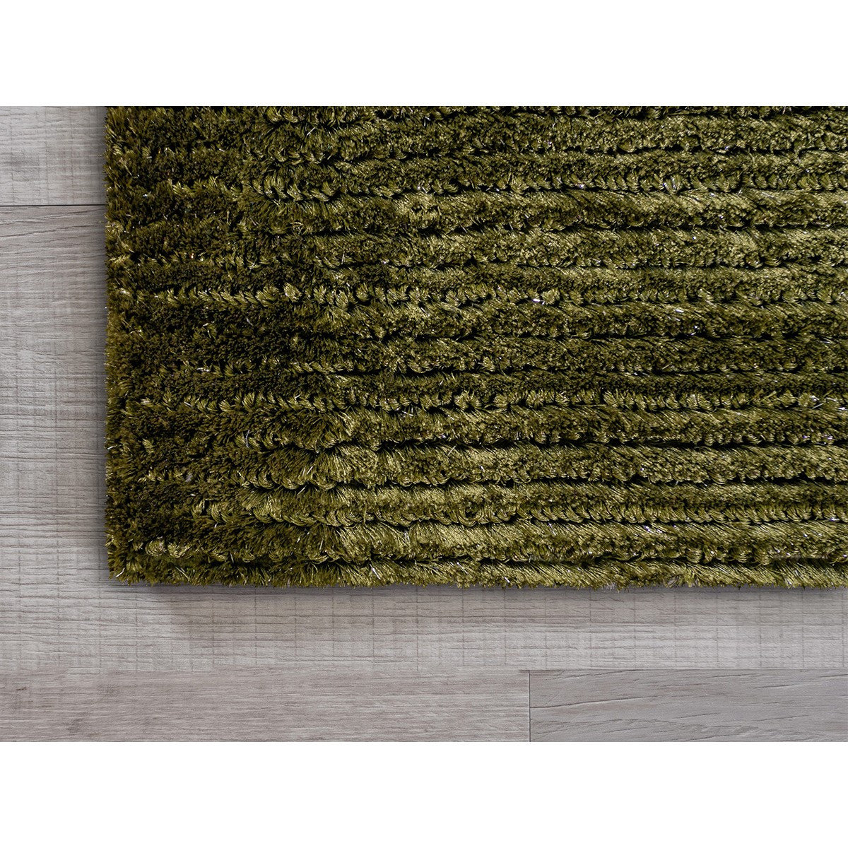 8" x 10" Seaweed Green Modern Shimmery Area Rug - Contemporary - Area ...