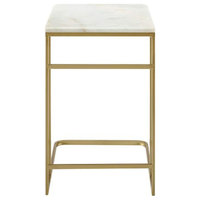 Fallon Marble C Table - Contemporary - Side Tables And End Tables - by ...