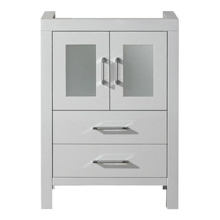 Dior 24" Cabinet Only, White - Contemporary - Bathroom Vanities And ...