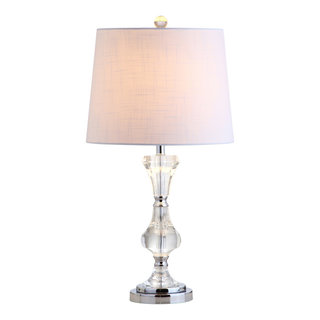 Riley 25" Crystal Table Lamp, Clear - Traditional - Table Lamps - by ...