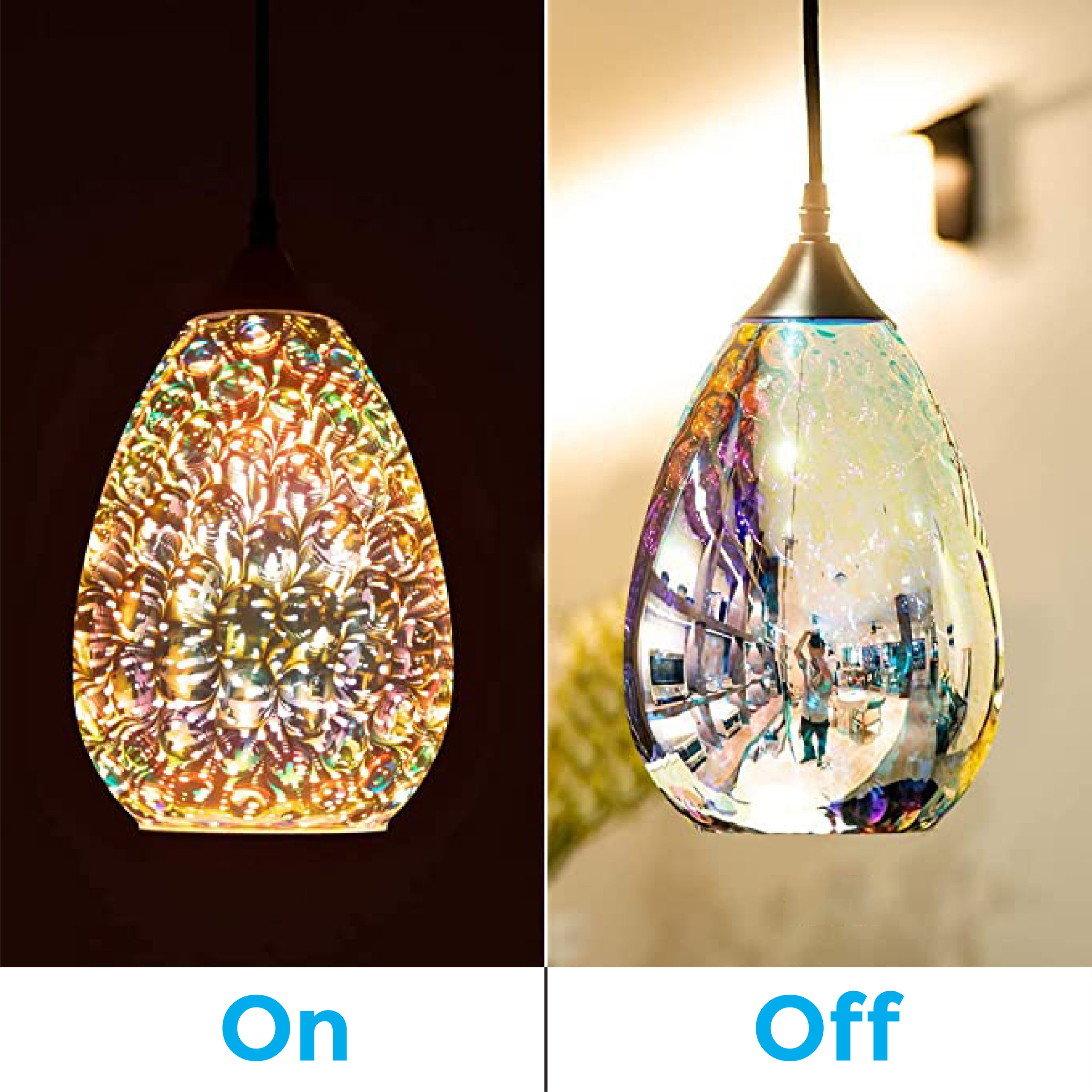 3-Light hanging kitchen Modern glass pendant light over sink lighting ...