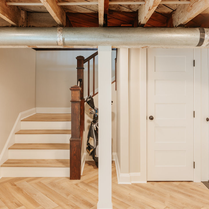 75 Exposed Beam Basement Ideas You'll Love - March, 2025 | Houzz