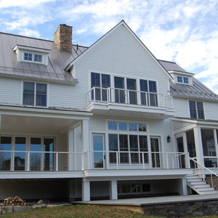 75 Beautiful Huge Exterior Home With A Clipped Gable Roof Pictures ...