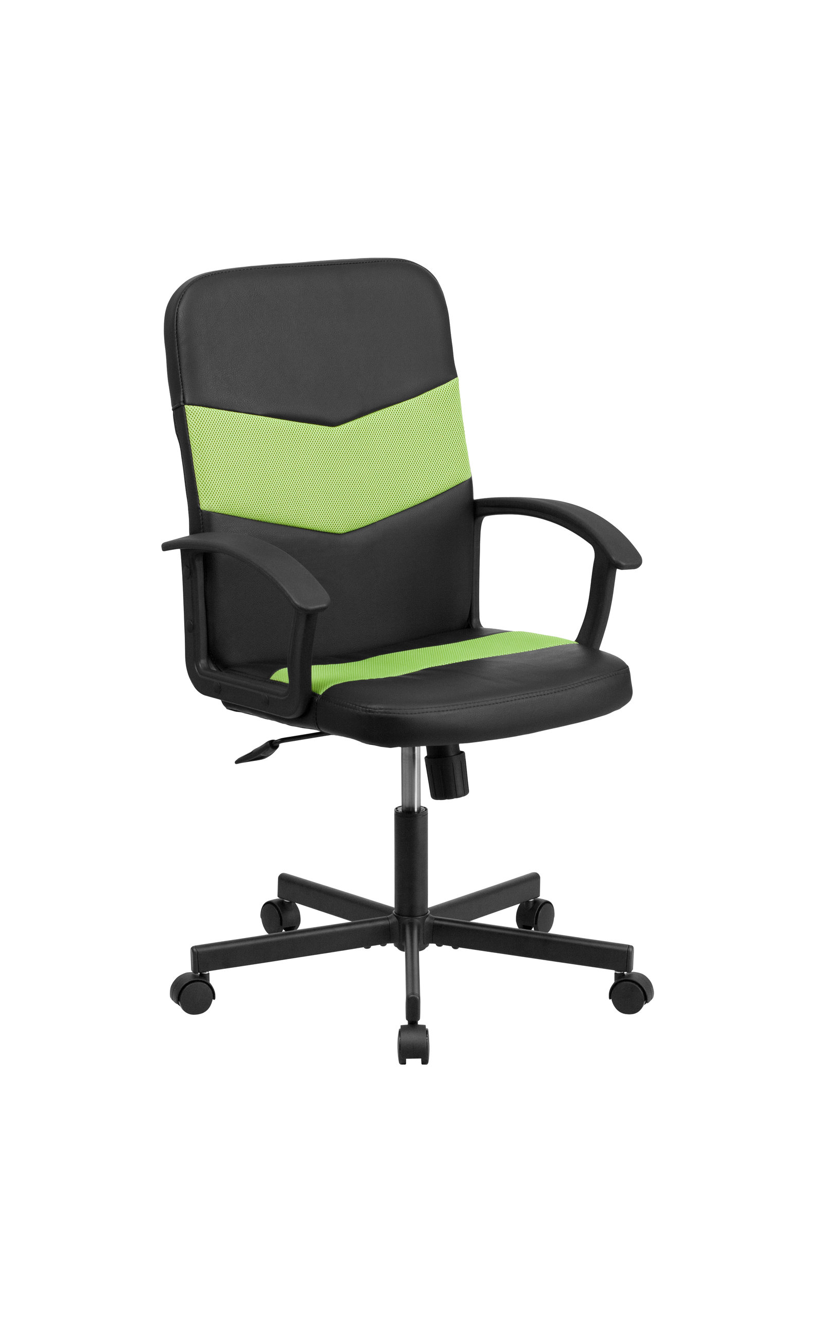 MFO Mid-Back Vinyl Task Chair with Mesh Inserts - Contemporary - Office ...
