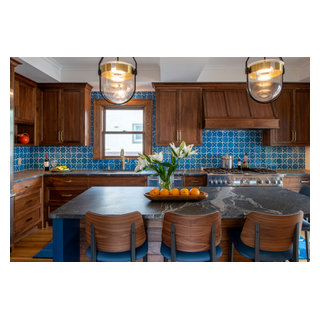 Kingfield Blue - Transitional - Kitchen - Minneapolis - by Locale ...
