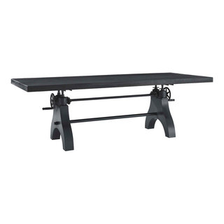 Genuine 96" Crank Adjustable Height Dining and Conference Table ...
