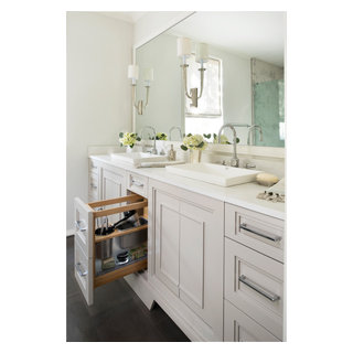 Wood Vanity Cabinet Pull Out Grooming Organizer - Bathroom - by Rev-A ...