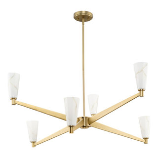 Tosca Collection Six-Light Luxe Chandelier - Modern - Chandeliers - by ...