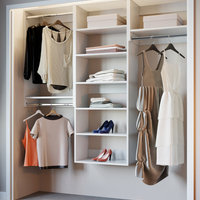 Modular Closet System Hanging Closet Organizer and Closet Shelves 66 ...