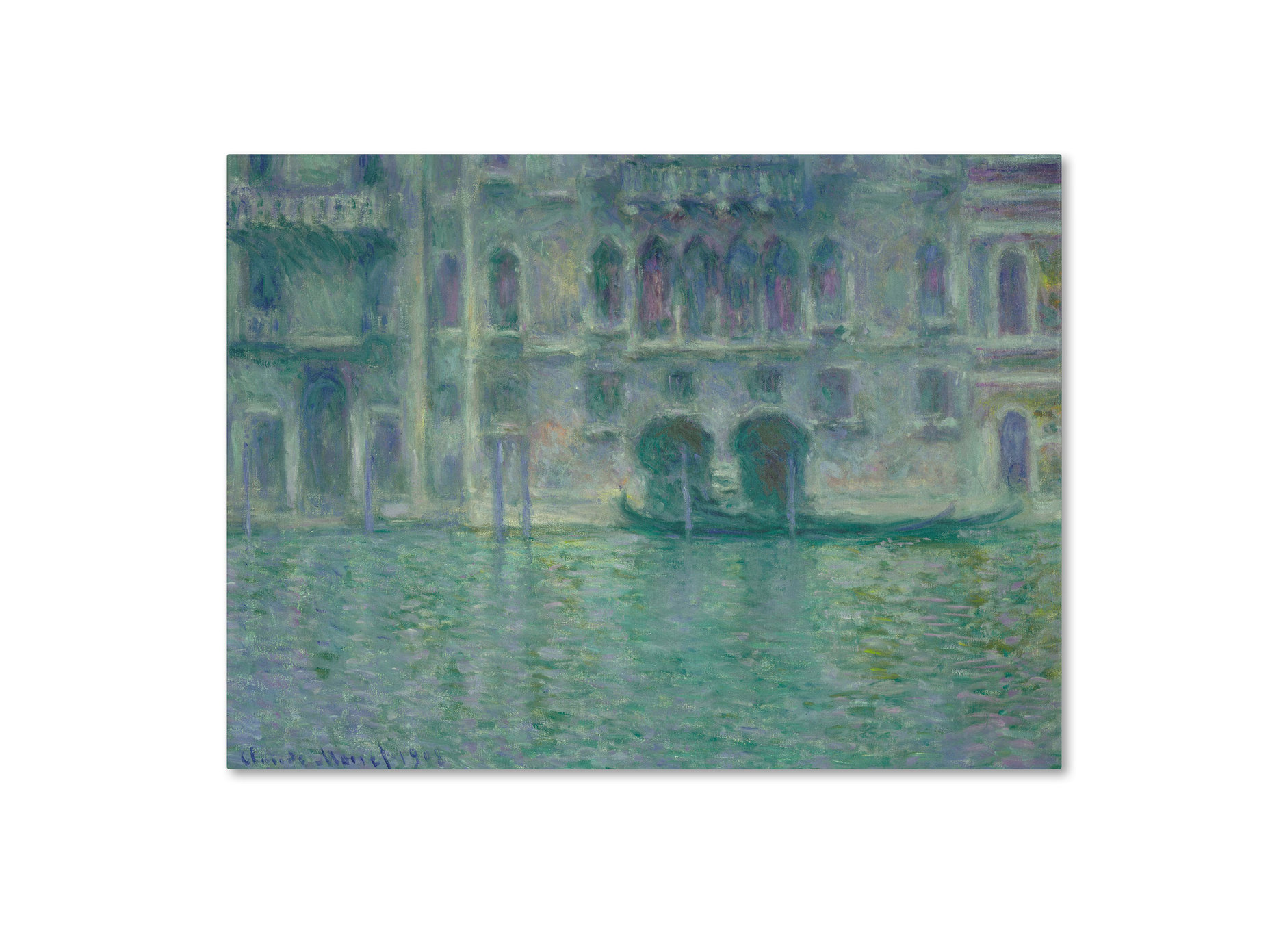 'Palazzo da Mula Venice, 1908' Canvas Art by Claude Monet, 24" x 32 ...