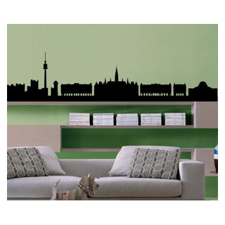 Vienna Skyline Vinyl Wall Decal or Car Sticker SS037EY, 72 in ...