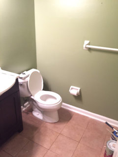 Sage Green Powder Room