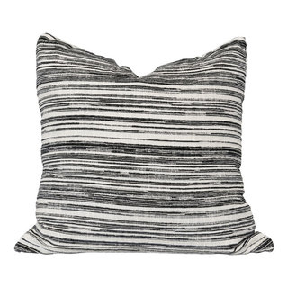 Pepper Pillow Abstract Stripes With Down Feather Insert - Contemporary ...