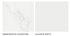 Caesarstone and Wattyl white | Houzz AU