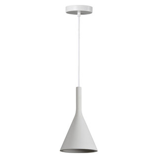 Hottah 1 Light Pendant, White - Modern - Pendant Lighting - by Renwil ...