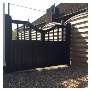 Wooden Driveway Gates - Devon - par Gates and Fences UK | Houzz