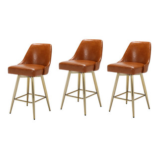 Mid-Century Stool, Set of 3 - Midcentury - Bar Stools And Counter ...