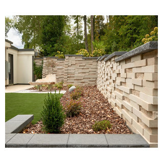 Graphix Retaining Wall - Modern - Landscape - Philadelphia - by Techo ...