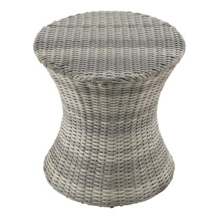 Romantic Collection outdoor round end table - Tropical - Outdoor Side ...