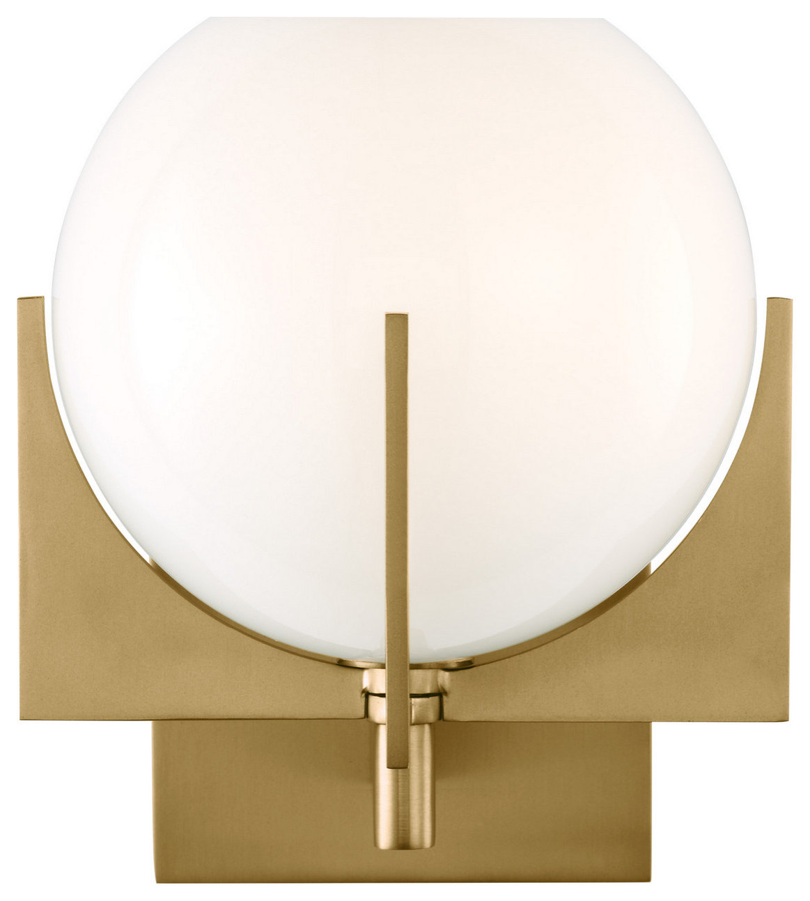 Feiss VS2461BBS One Light Wall Sconce Feiss Abbott Burnished Brass ...