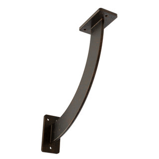 2"x11"x11" Bradford Steel Bracket, Hammered Black, 2Wx11"Dx11"H ...