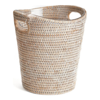 Burma Rattan Beverage Tub, Small - Transitional - Ice Tools And Buckets ...