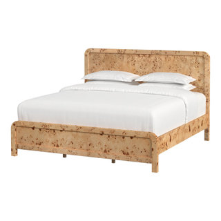 Cora King Burl Panel Bed - Contemporary - Panel Beds - by Butler ...