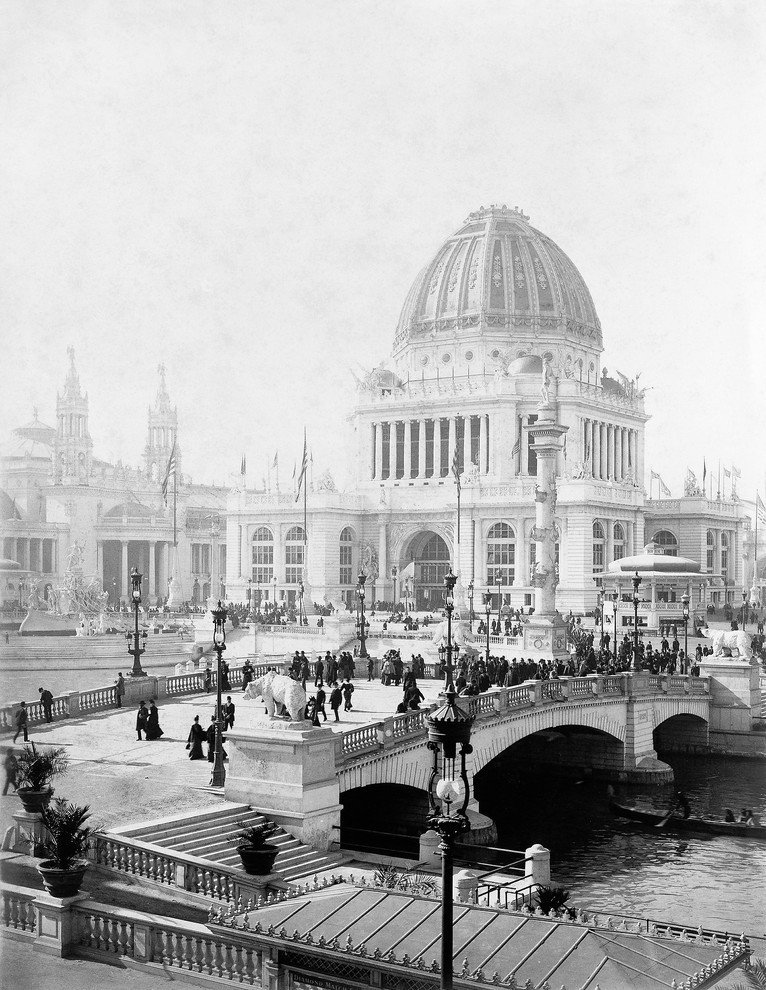 Exposition Grounds, World's Columbian Exposition, Chicago Print, 11" x ...