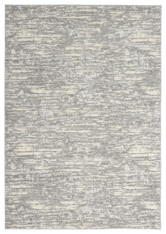 Calvin Klein Ck005 Enchanting Grey/Beige Area Rug, 5'3"x7'3 ...