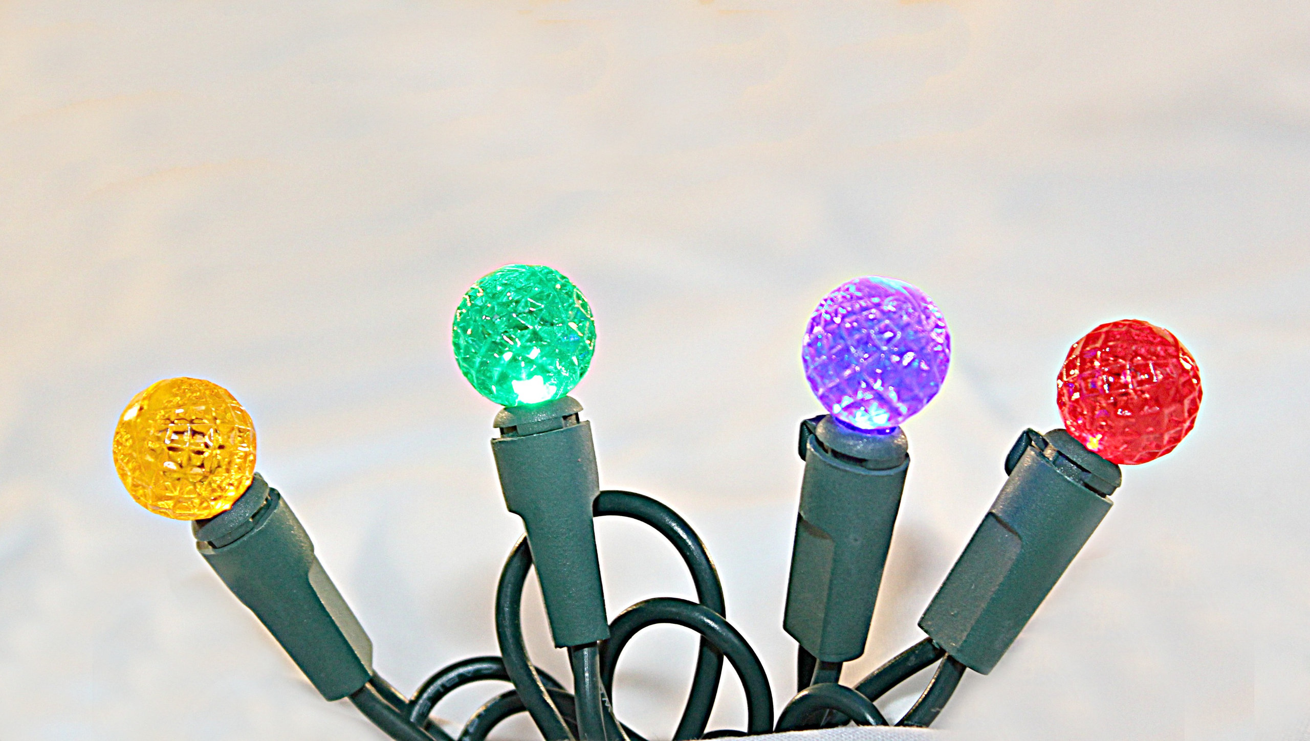 50-Piece Faceted G15 Removable To A 5 mm. Conical Multi Colored LED ...