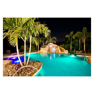 Avila - Lagoon/Freeform Pool - Tropical - Pool - Miami - by Van Kirk ...