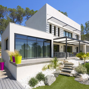 75 Beautiful Split-Level Flat Roof Pictures & Ideas | Houzz